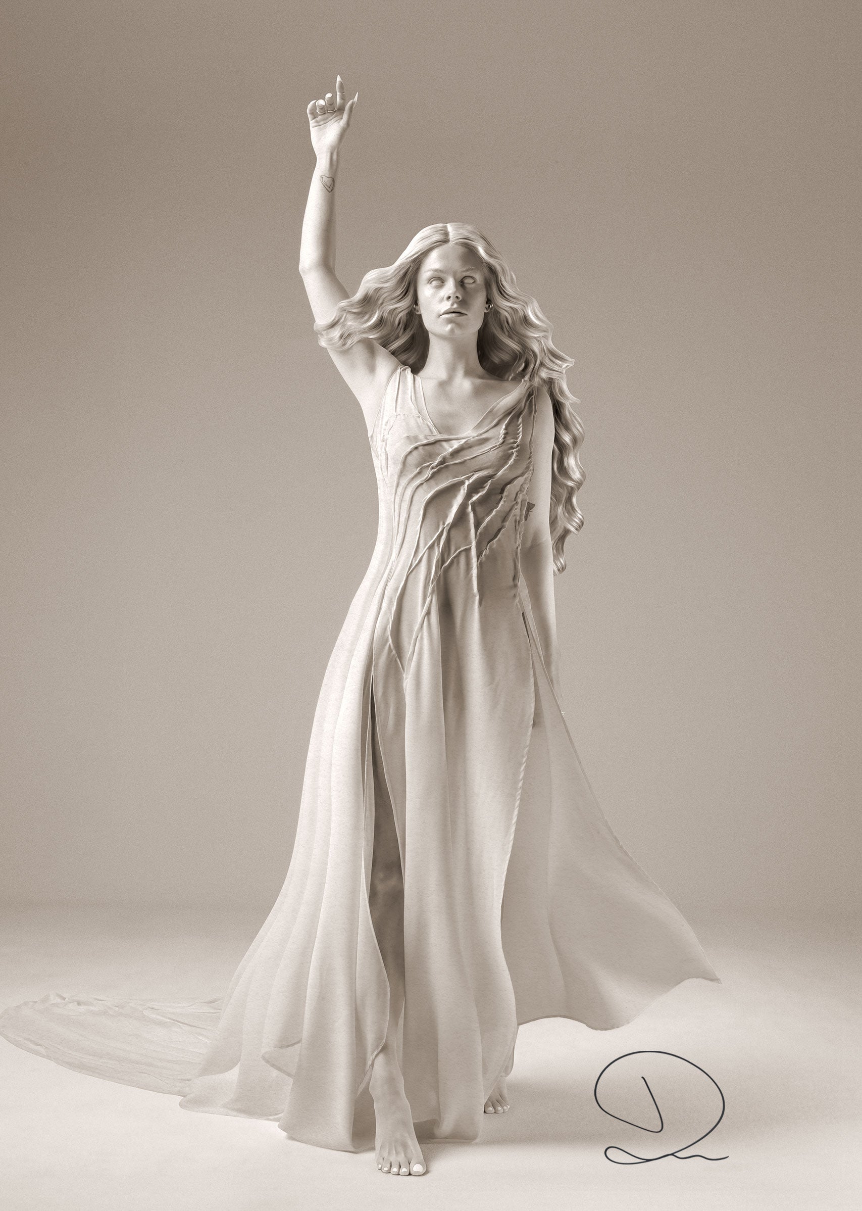 Higher Poster (signed) – Davina Michelle